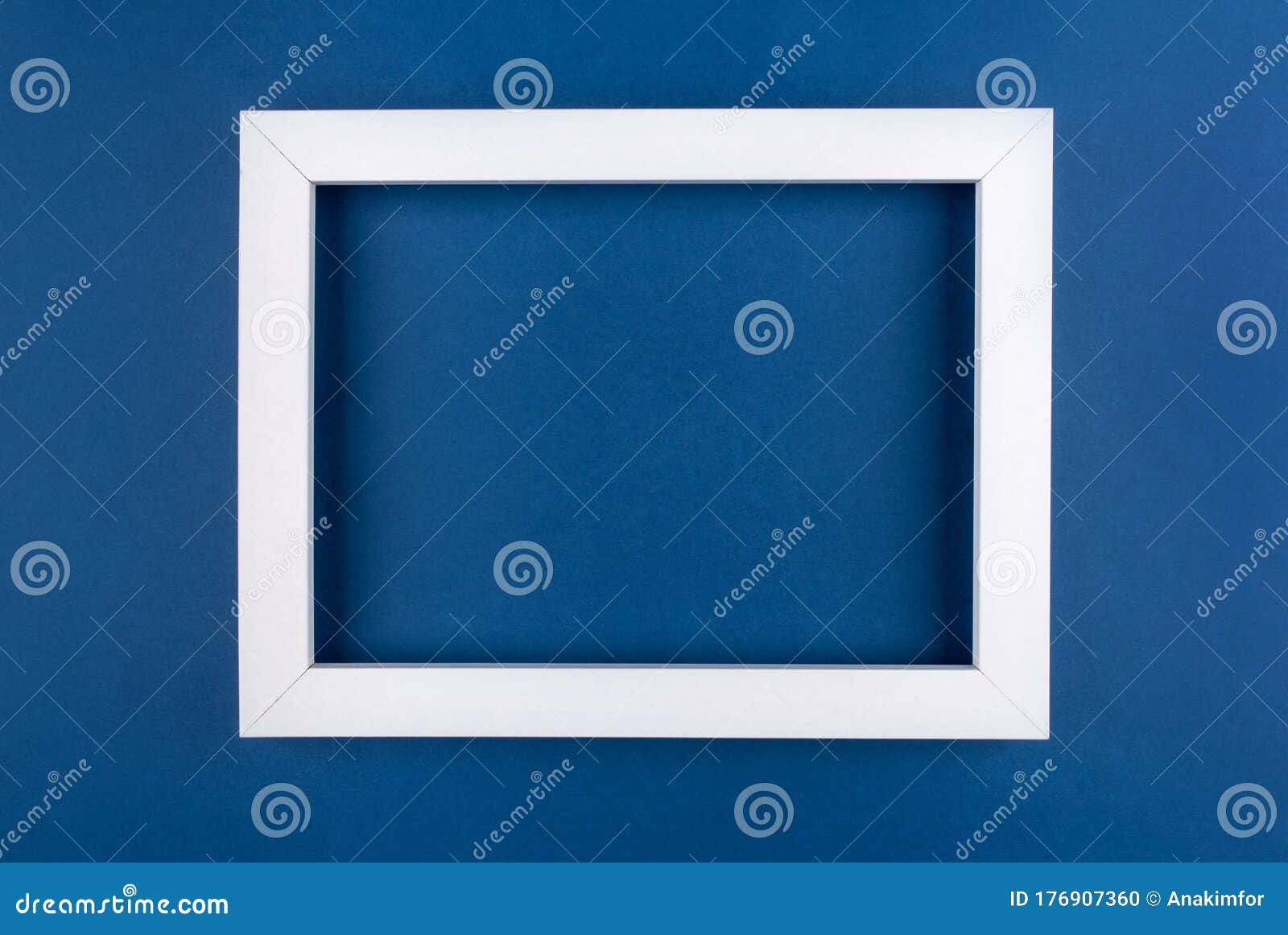 White Text Frame on a Blue Background. Stock Photo - Image of dirty ...