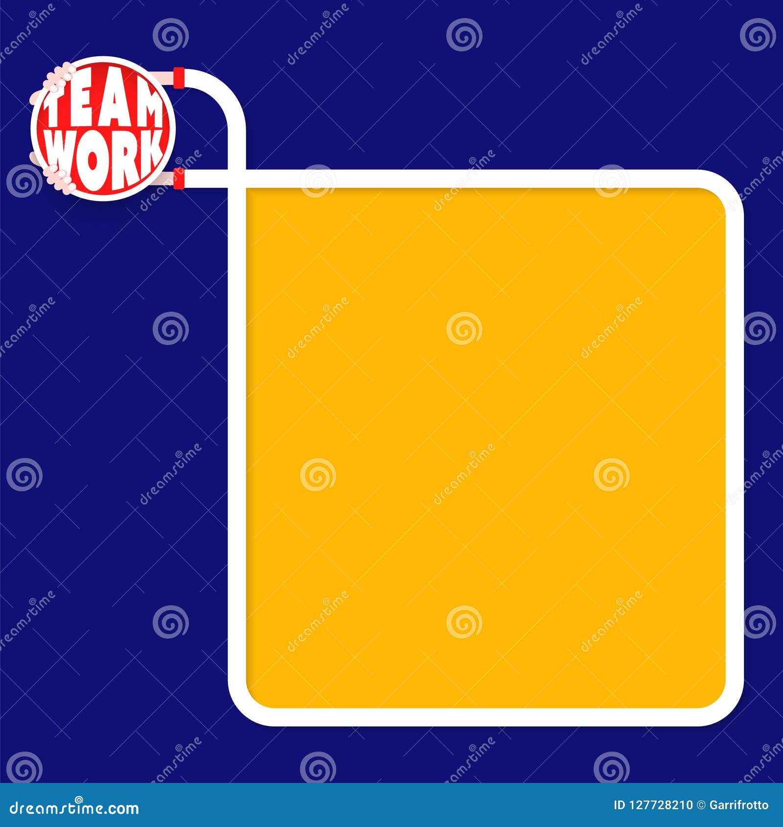 A White Text Frame for Your Text Stock Vector - Illustration of desktop ...