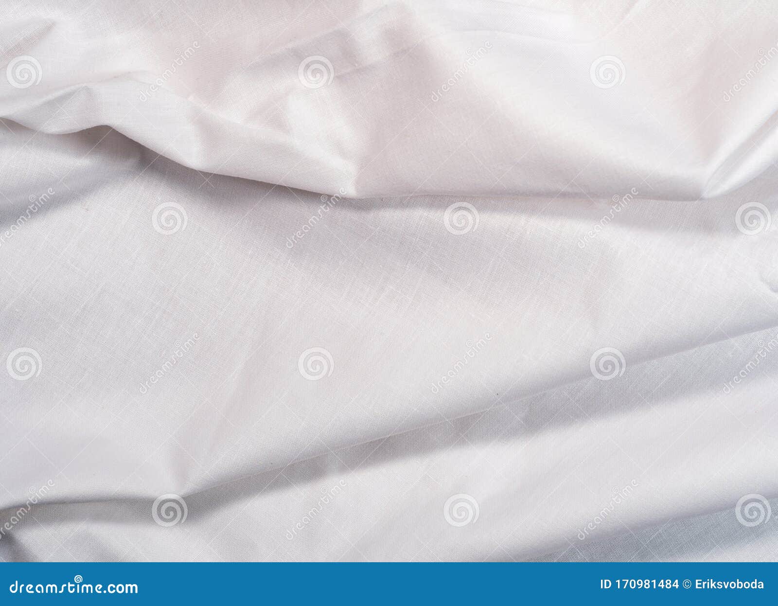 White Textile, Close Up View. White Smooth Fabric, an Abstract ...