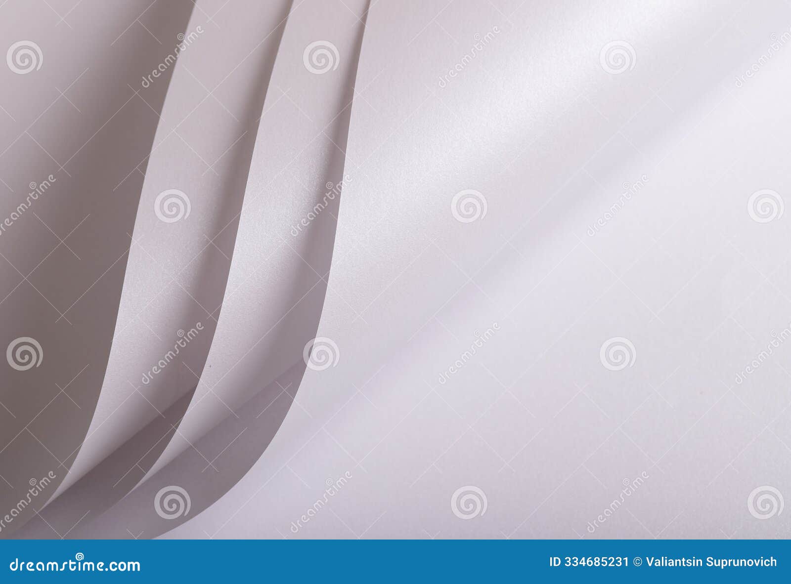 White Texture with Gradient and Reflection Elegant Wavy Layout, Curved ...
