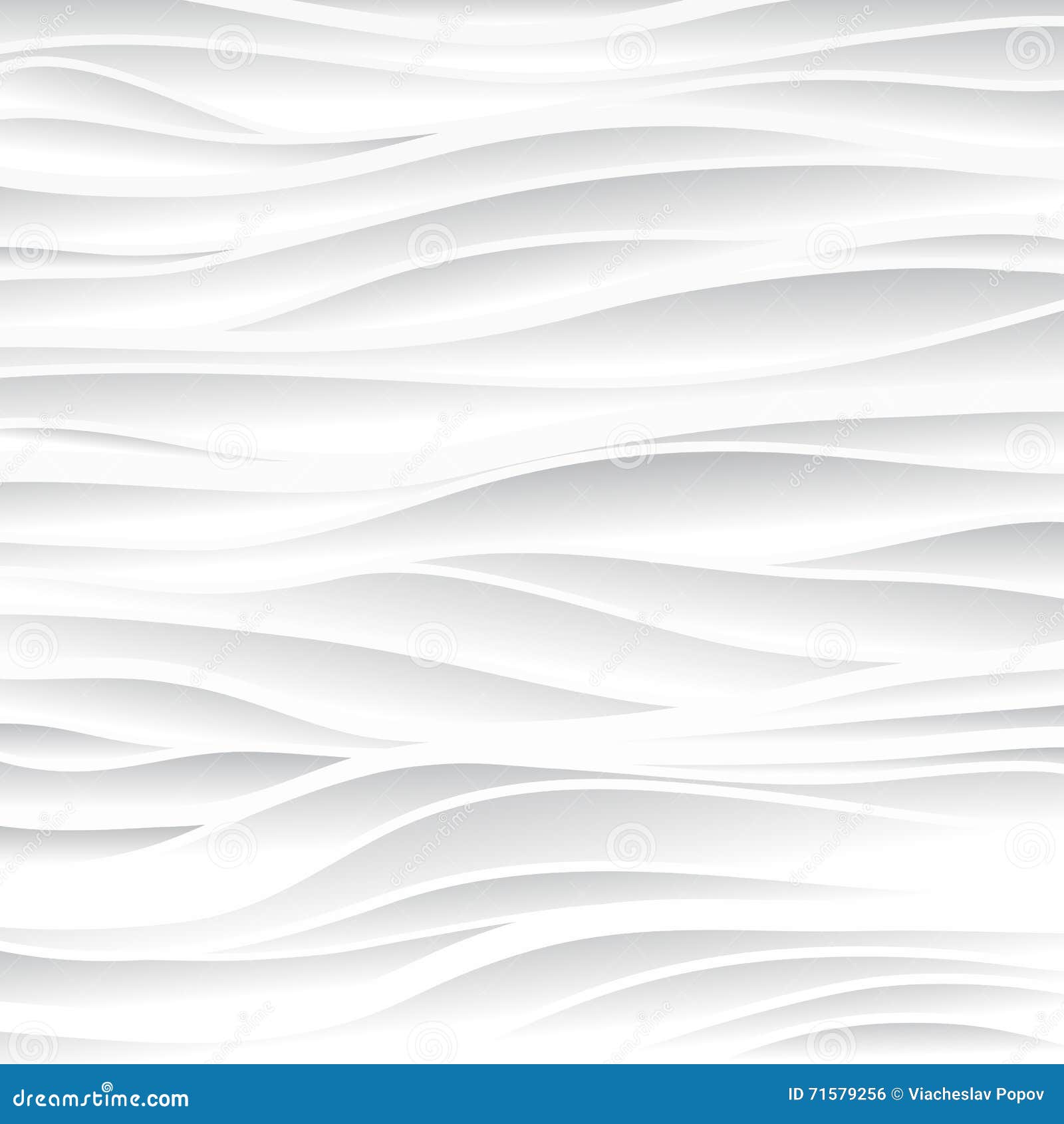 White Texture. Wavy Background. Interior Wall Decoration. Vector Stock ...