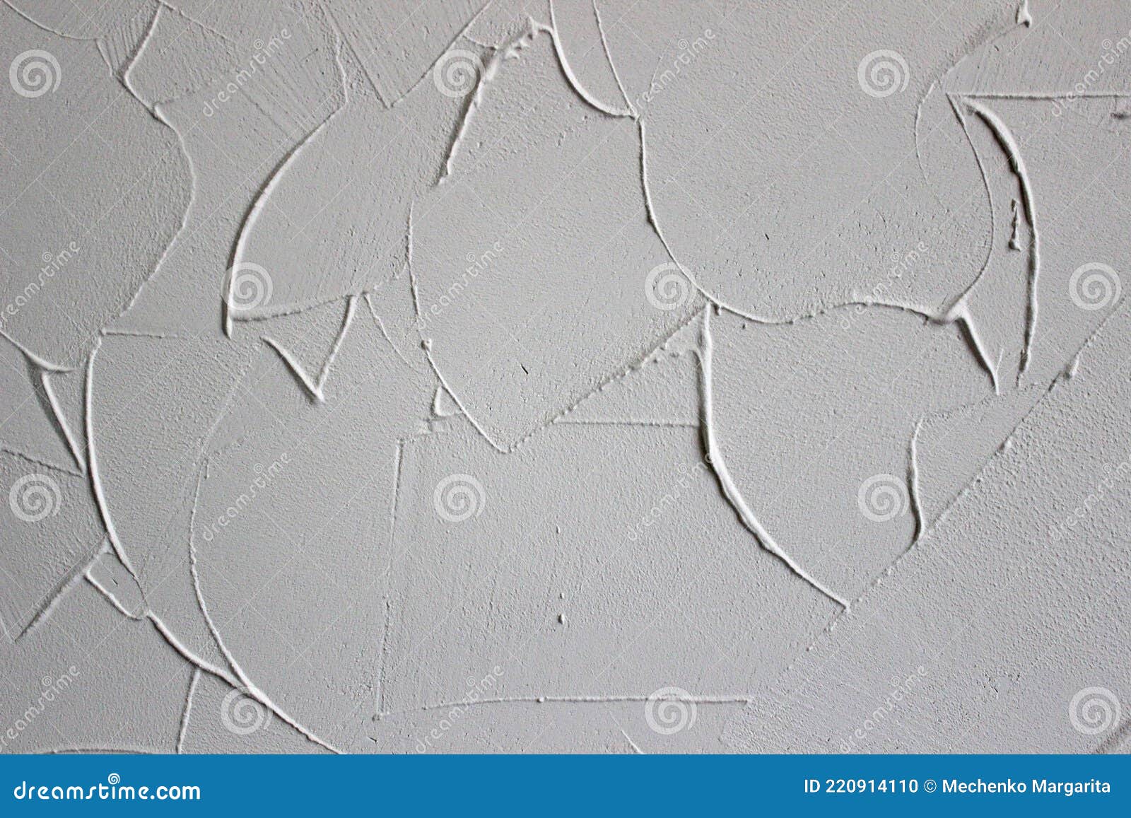 Textured Background of Filler Paste Applied with Putty Knife in ...