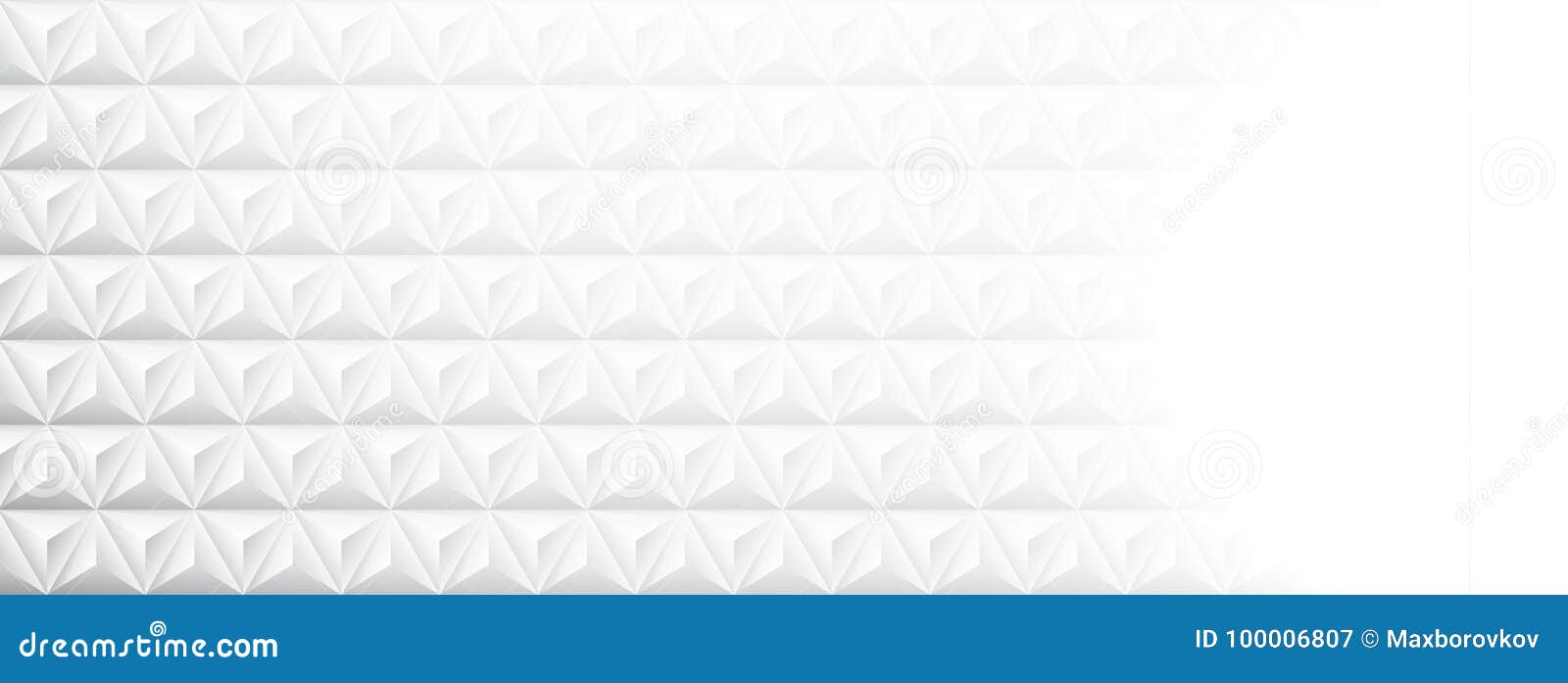 White Banner with Geometric Pattern. Stock Vector - Illustration of ...