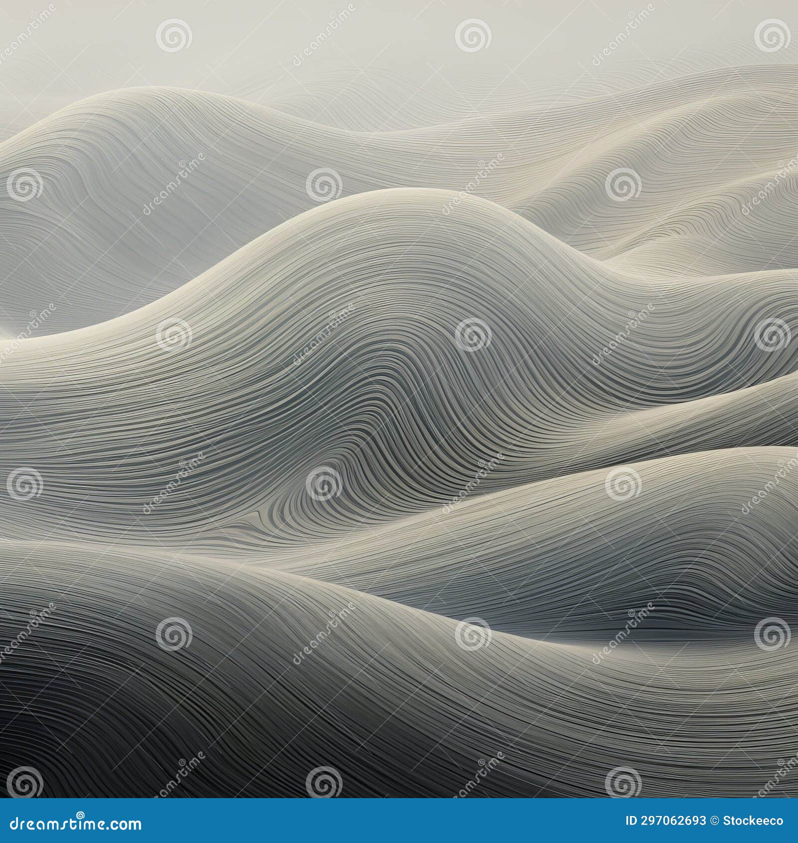 Abstract Art Pattern with Otherworldly Landscapes and Delicate Morning ...