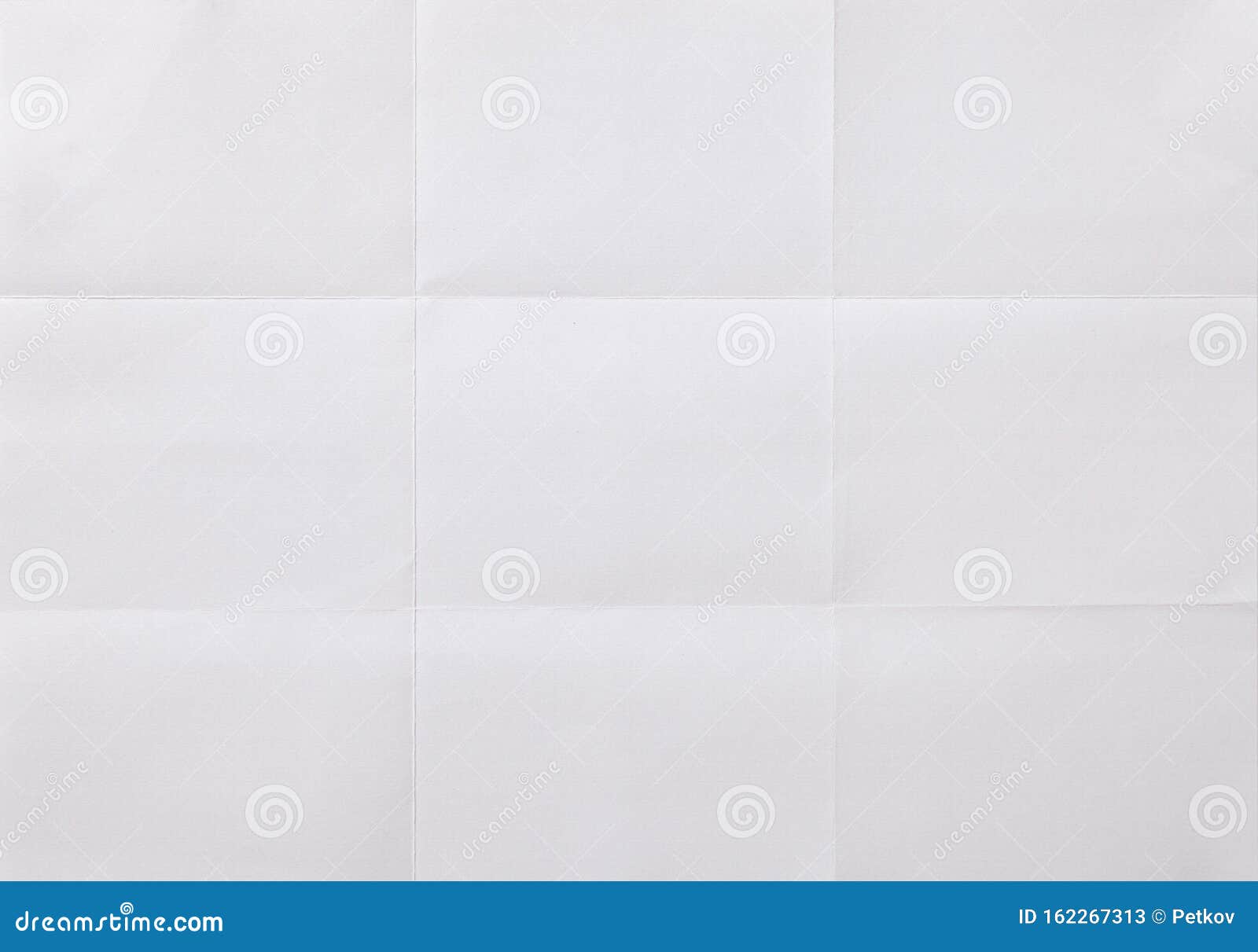 White Textured Sheet of Paper Folded Stock Image - Image of detail ...