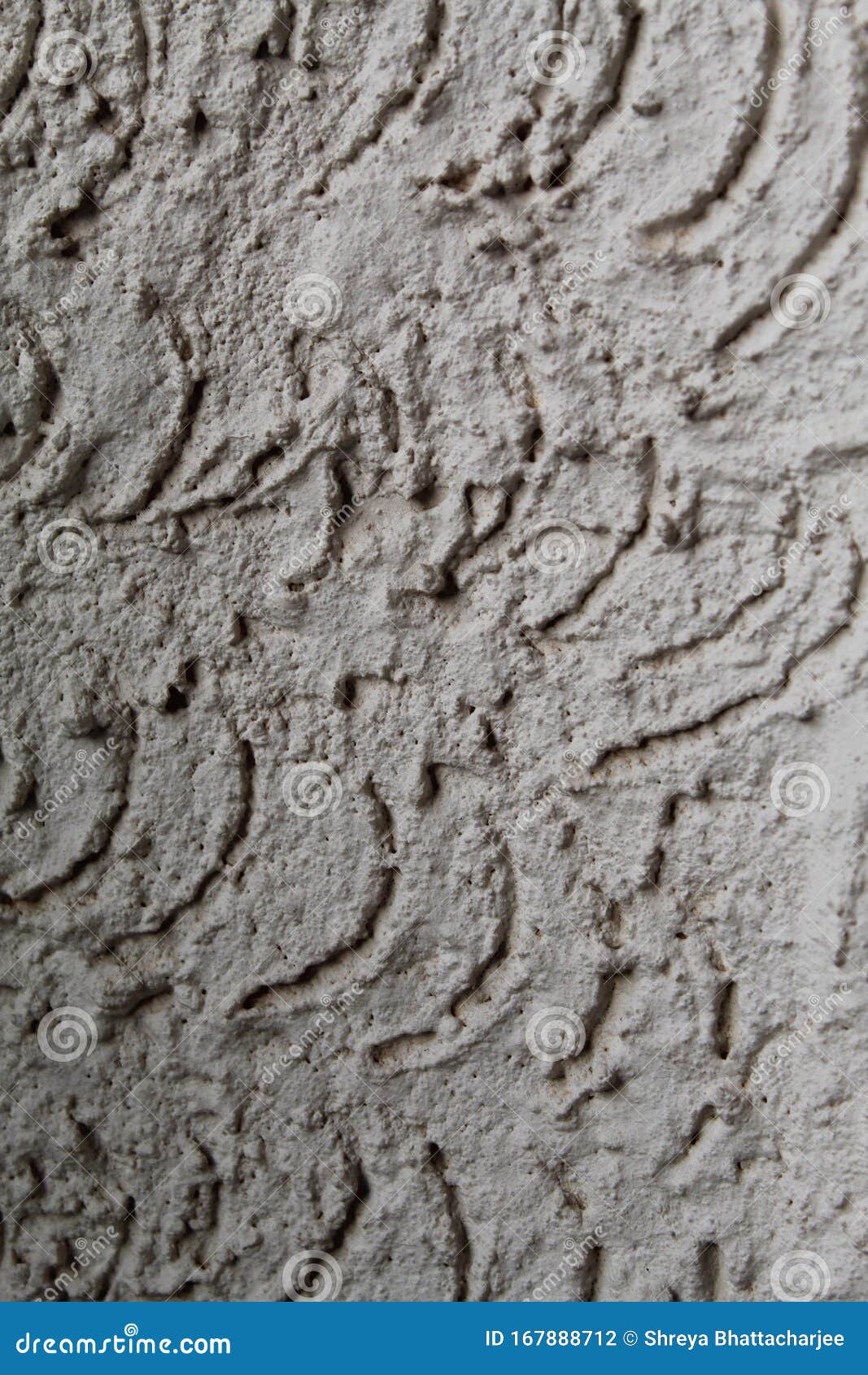 White Textured Wall on the Exterior of a Building with Rough Uneven ...