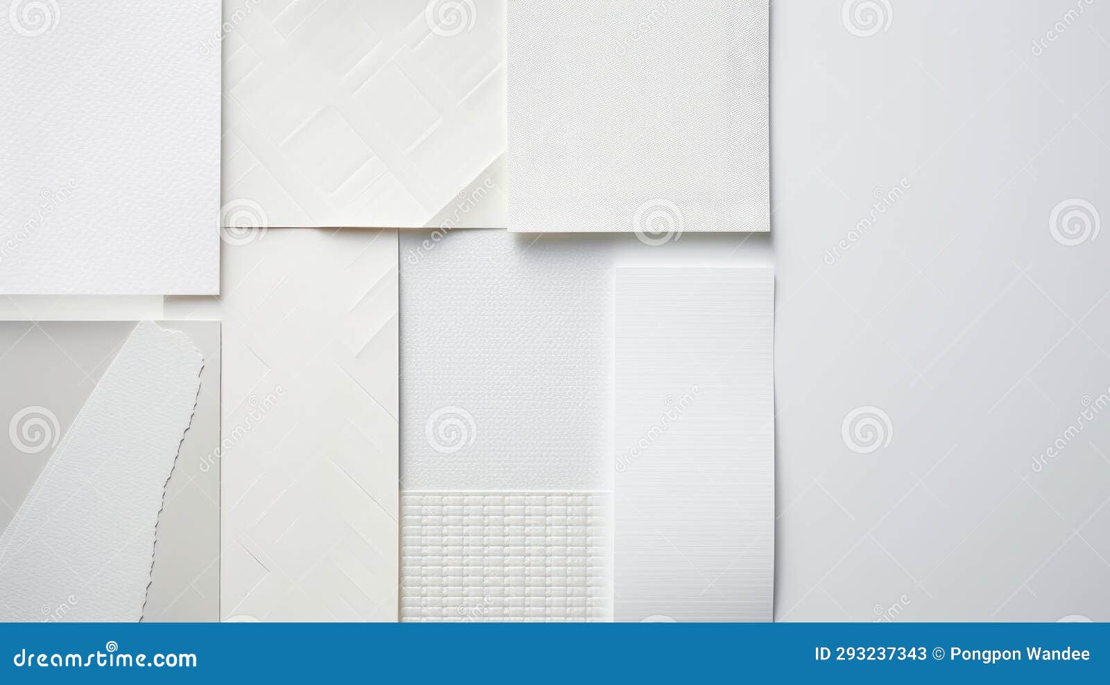 A White Textured Wall with Various Patterns and Panels. the Wall is ...