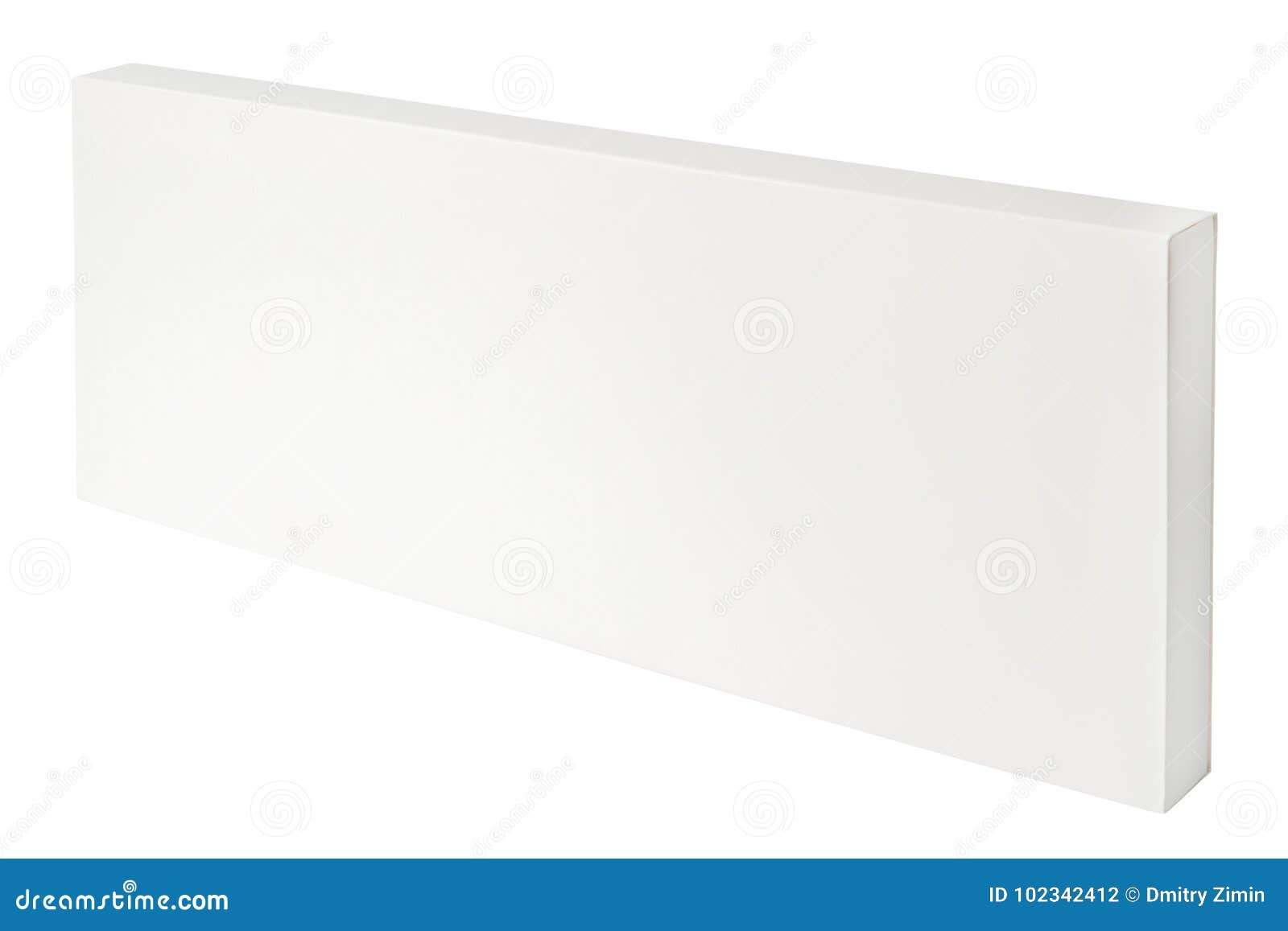 White thin cardboard box stock photo. Image of copy - 102342412