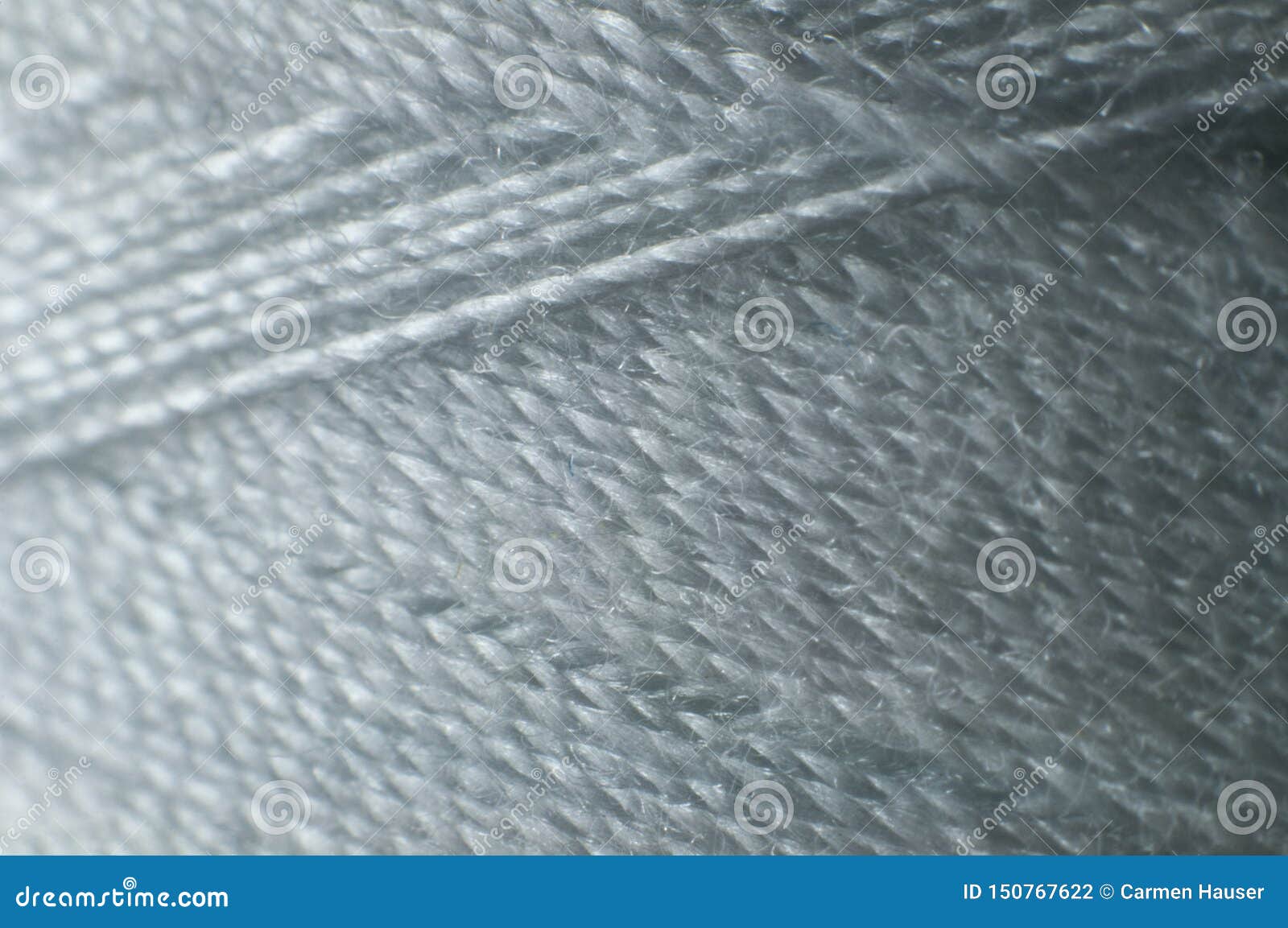 White Thread Spooled on a Yarn Spool Stock Photo - Image of industry ...