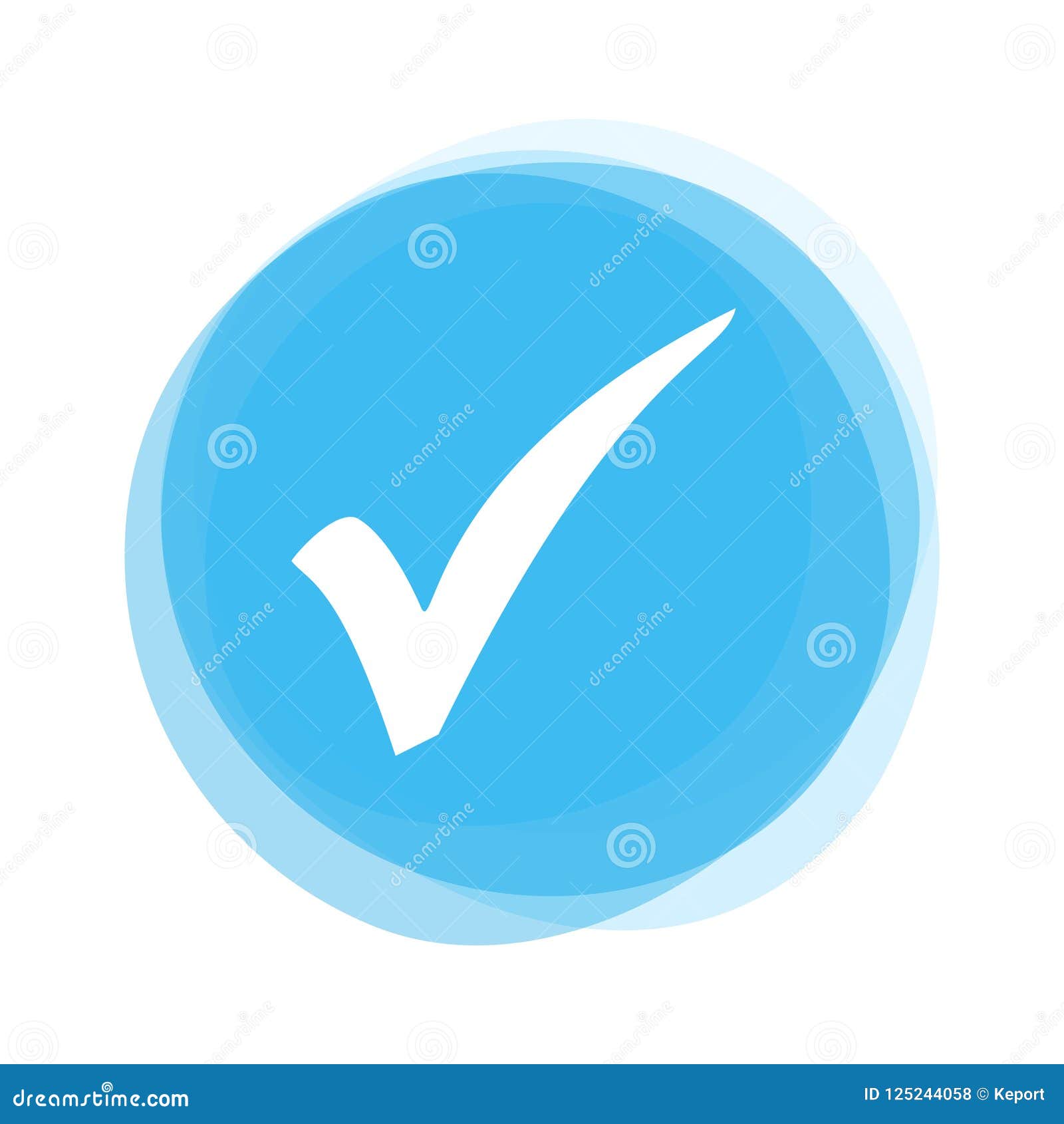 White Tick And Cross Cartoon Vector | CartoonDealer.com #82574663