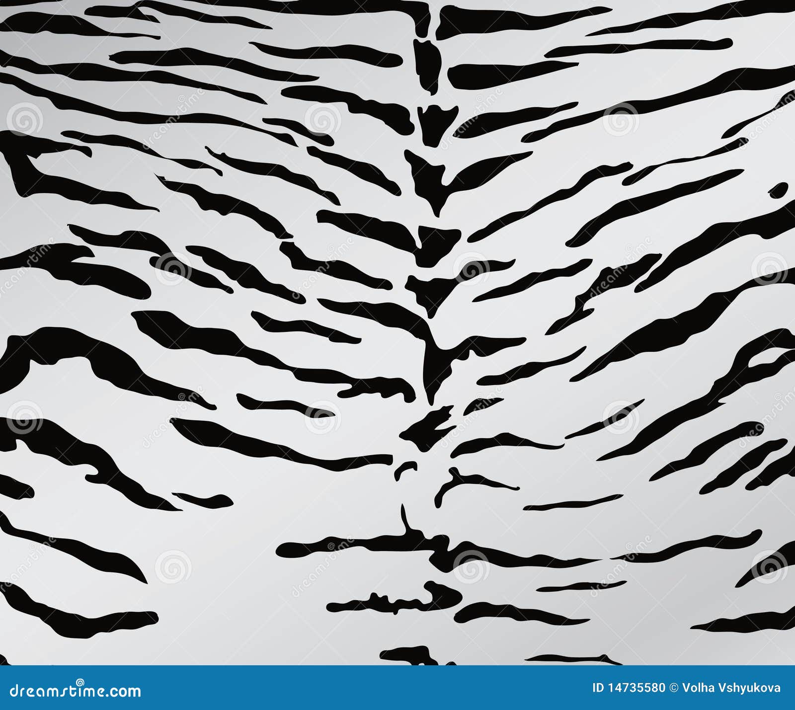 White Tiger Skin Pattern