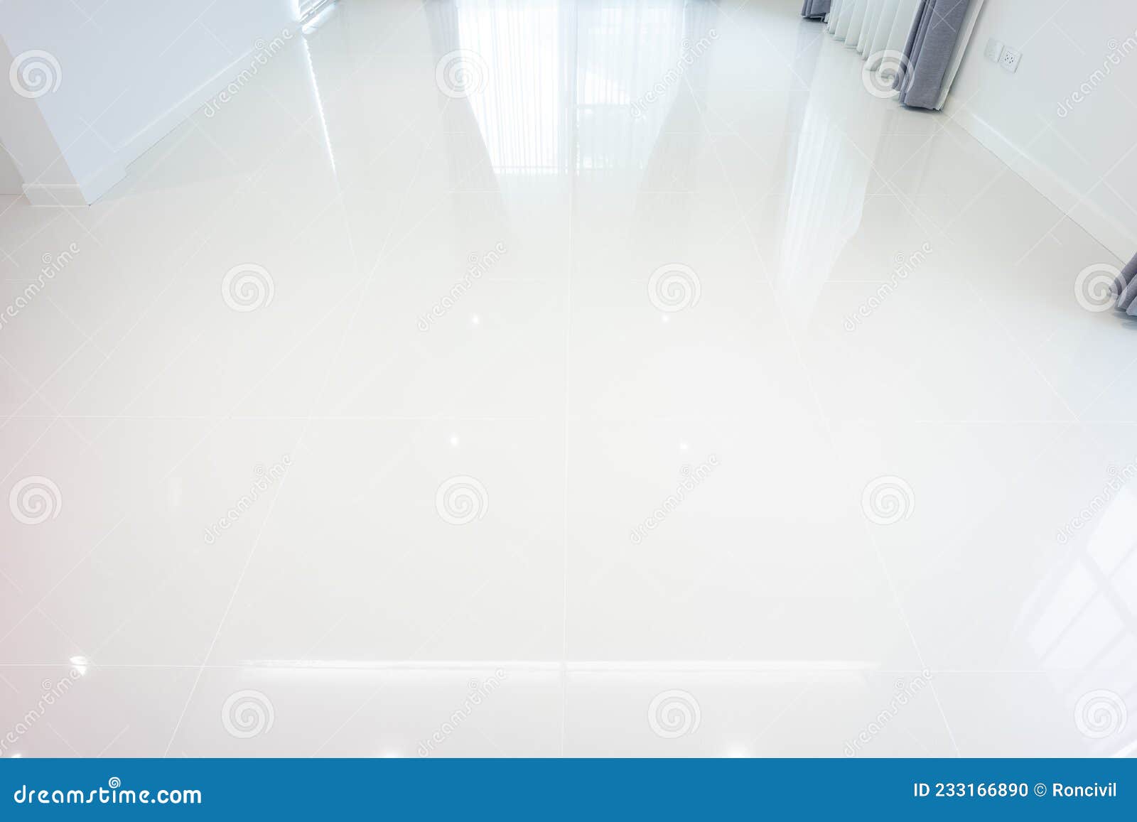 White Tile Floor with Empty Space for Background. Stock Illustration ...