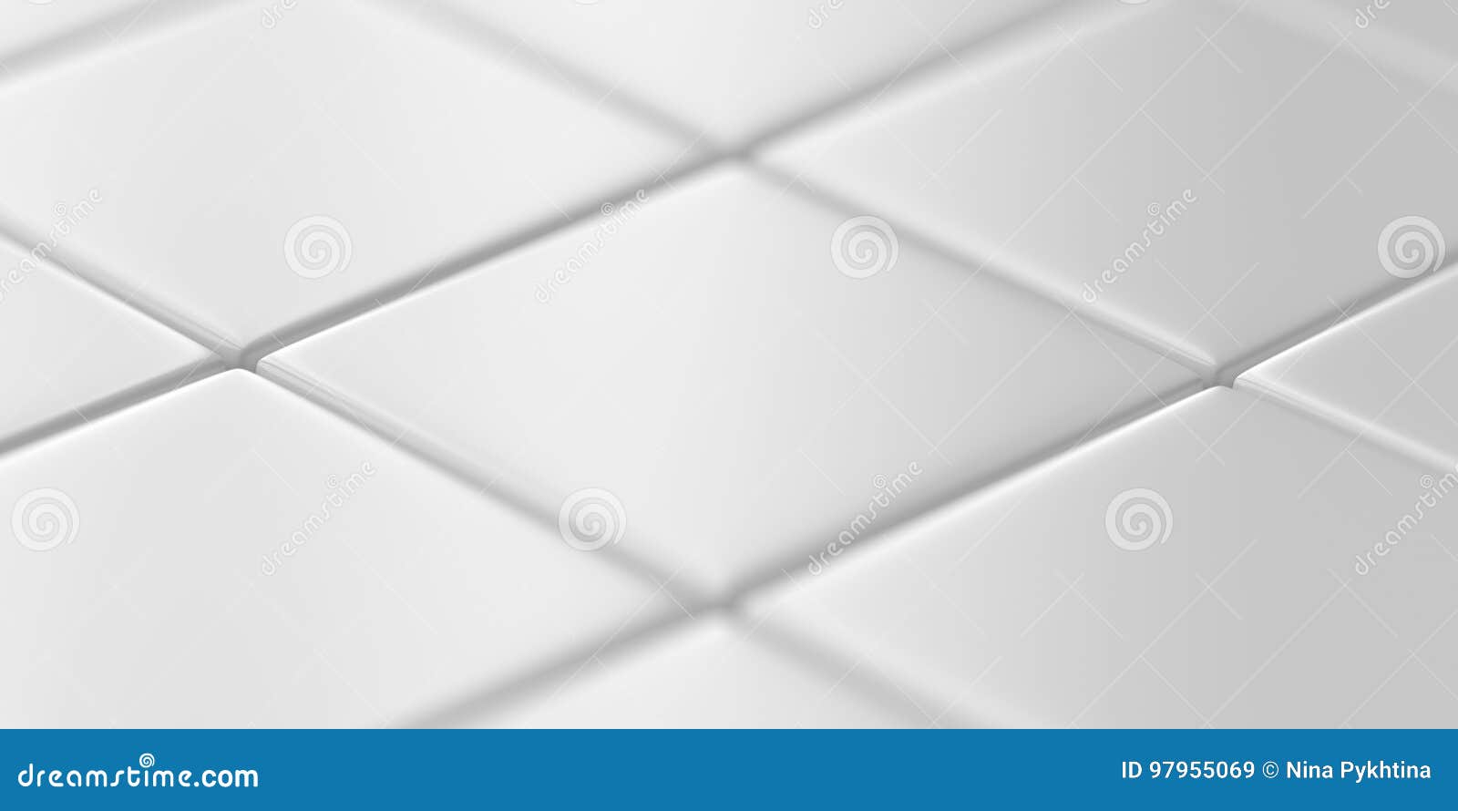 White tiles background stock illustration. Illustration of perspective ...