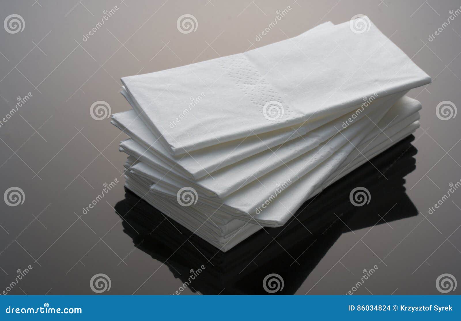 White tissue on black stock photo. Image of facial, recovery - 86034824