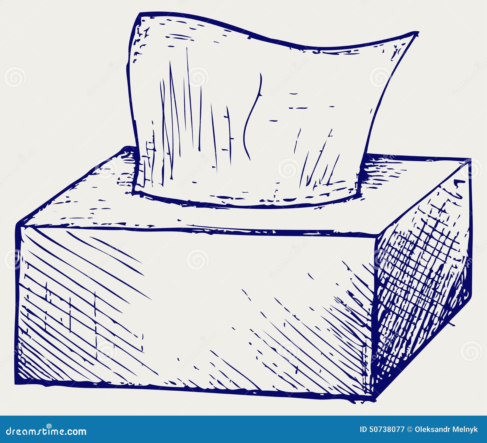 White tissue box stock vector. Illustration of illness - 50738077