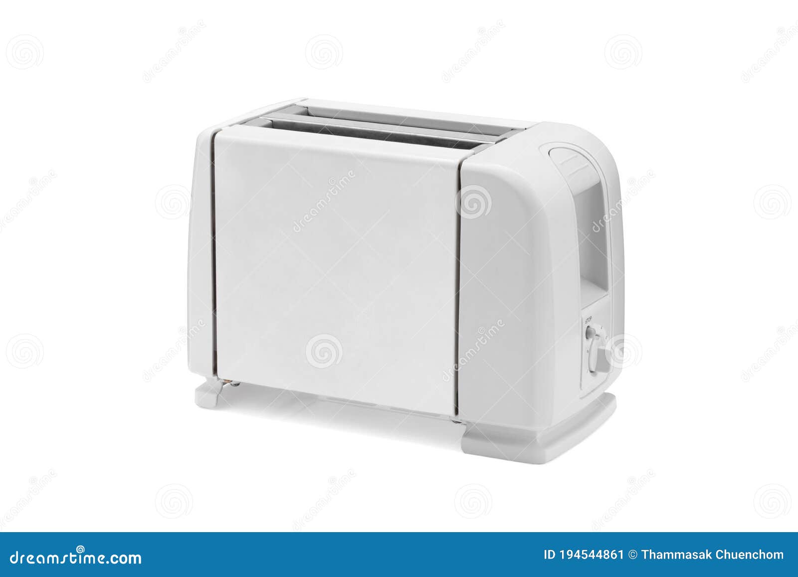 White Toaster With Lid And Open Lid. Royalty-Free Stock Photography ...