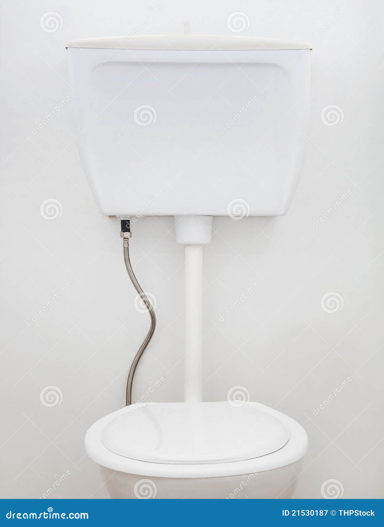 Old, Generic Toilet Lavatory Room Of Apartment Or Small Hotel Flush ...