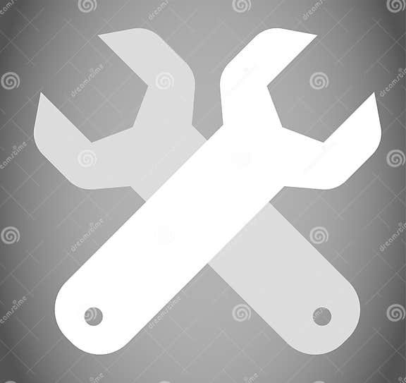 White Tool icon stock vector. Illustration of industrial - 198209429