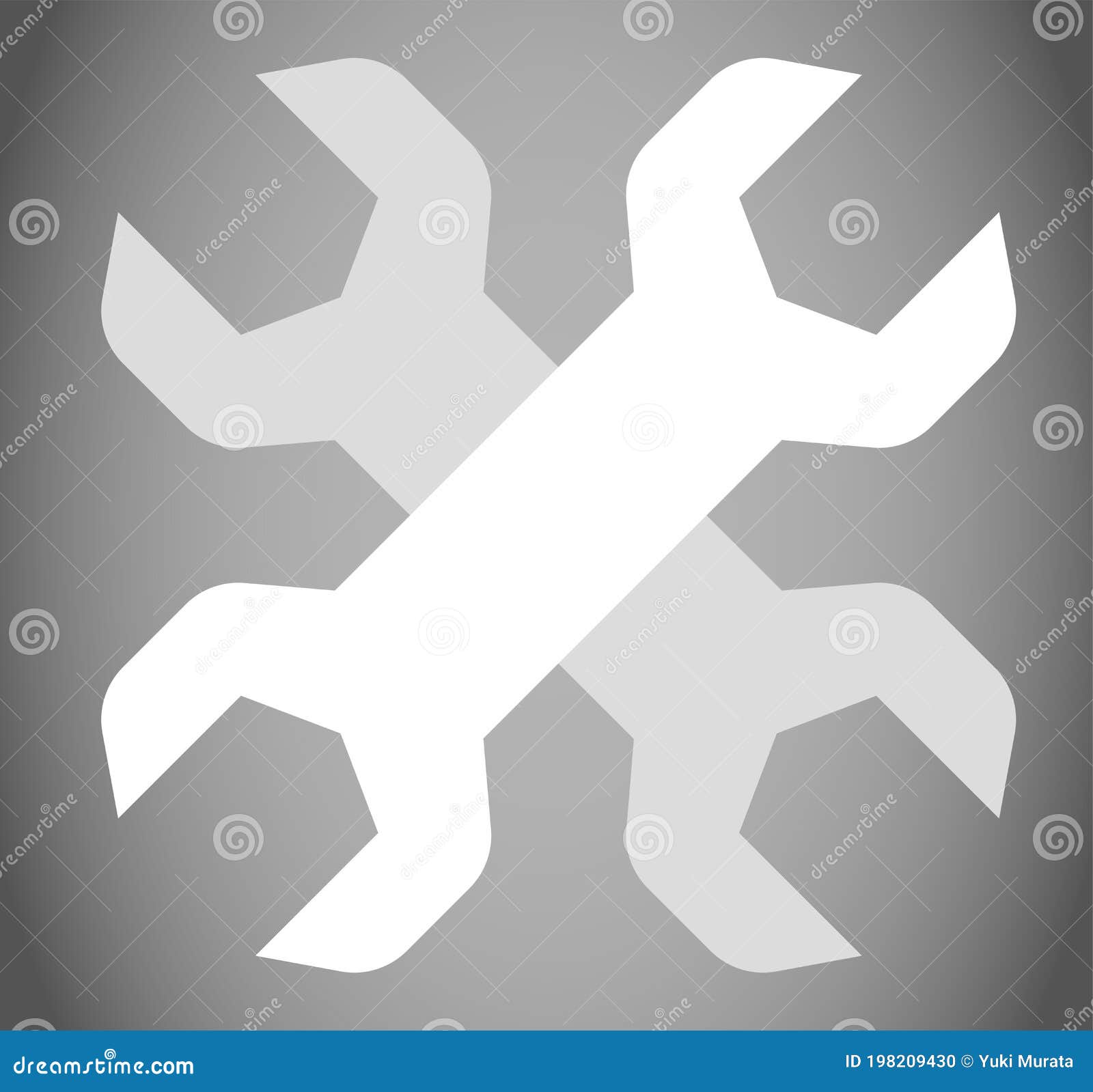 White Tool icon stock vector. Illustration of handkerchief - 198209430