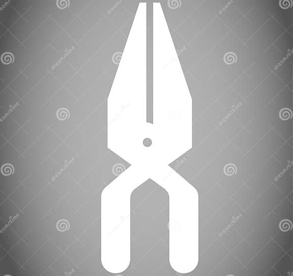 White Tool icon stock vector. Illustration of equipment - 198209692