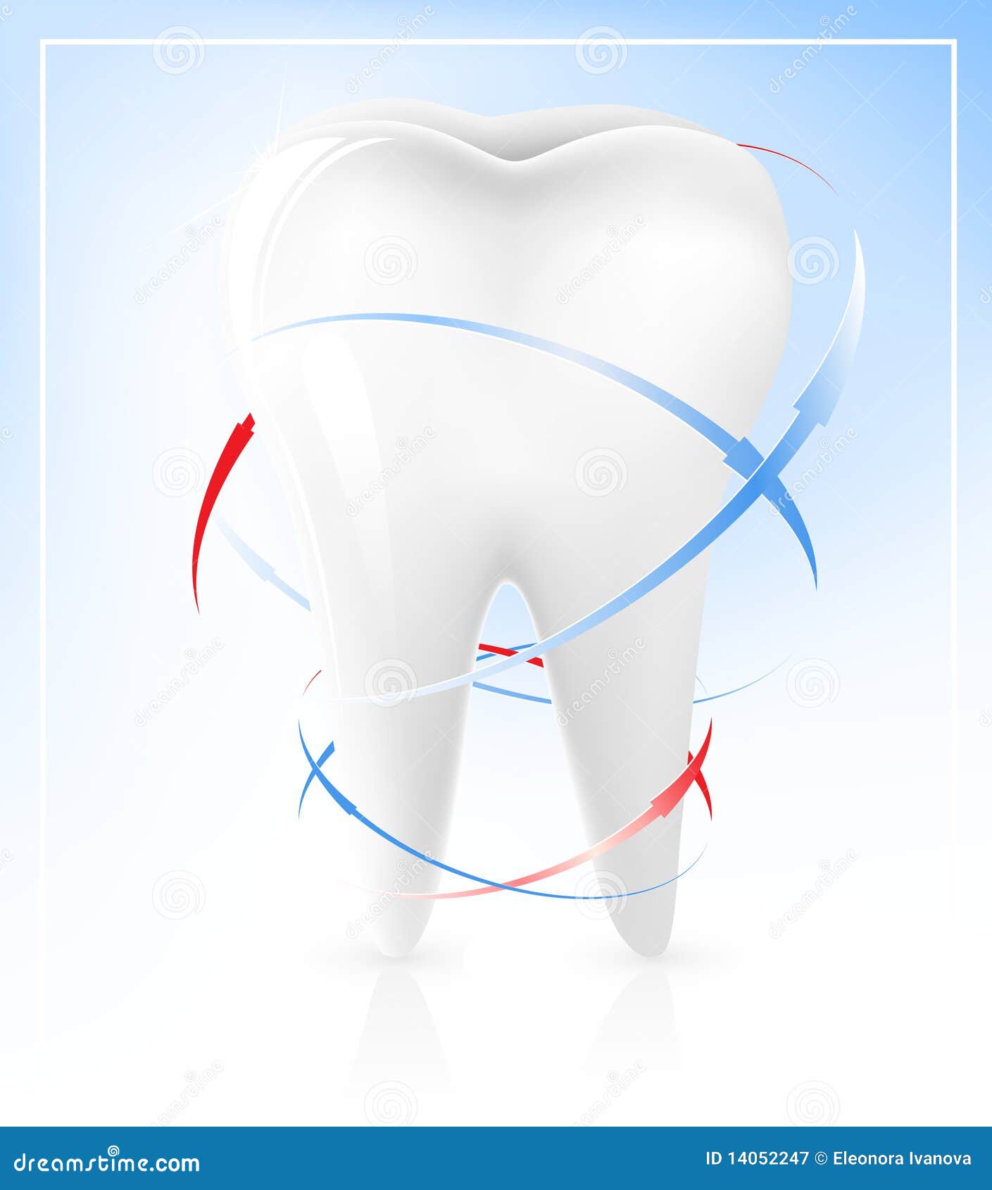 White tooth stock vector. Illustration of protected, root - 14052247