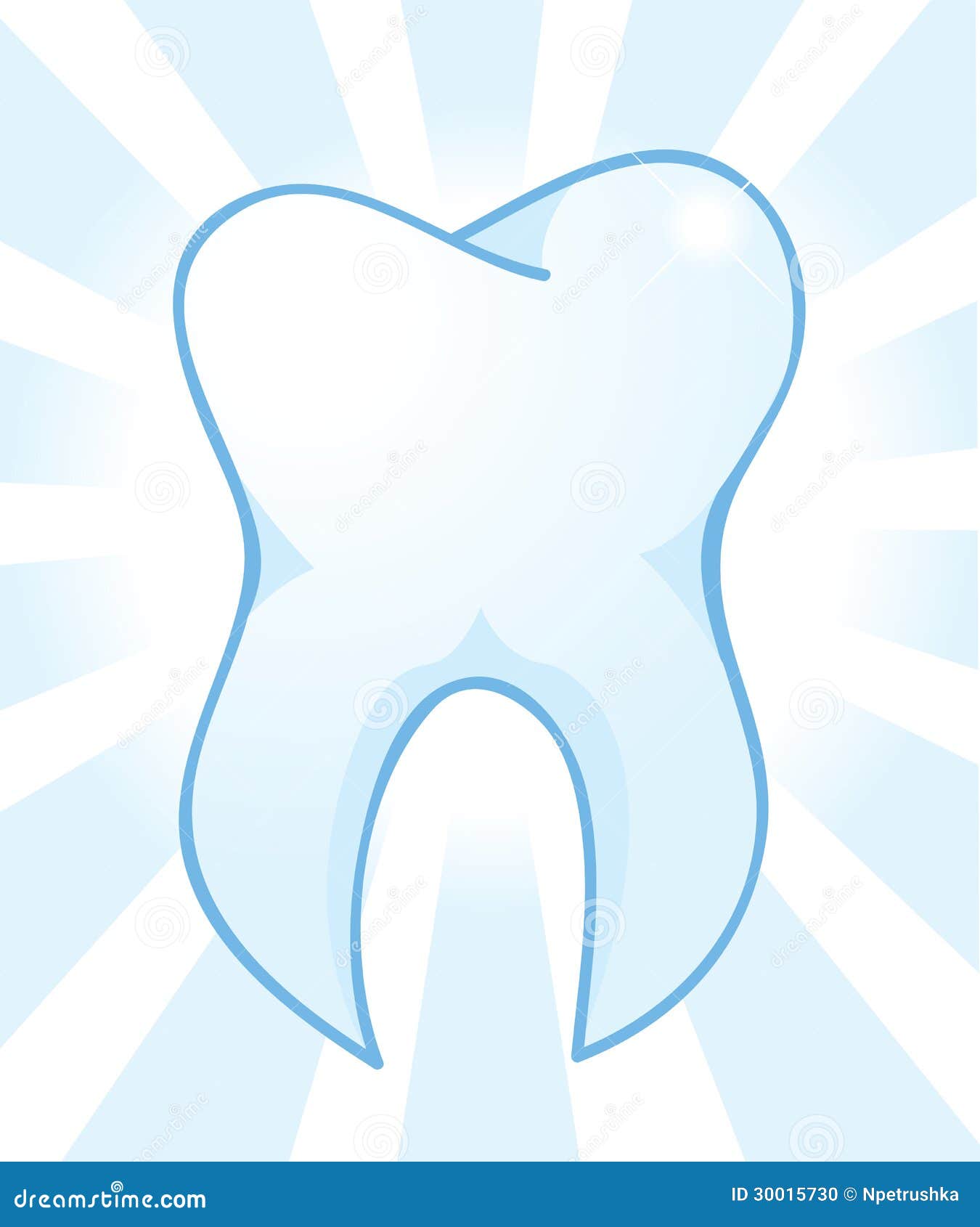 White Tooth Vector Illustration Stock Vector - Illustration of medicine ...