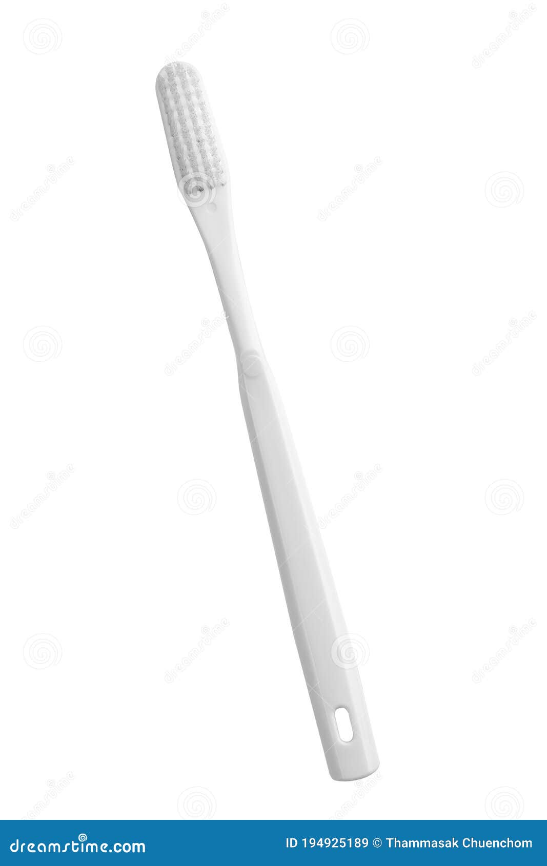 White Toothbrush on a White Background Stock Image - Image of routine ...