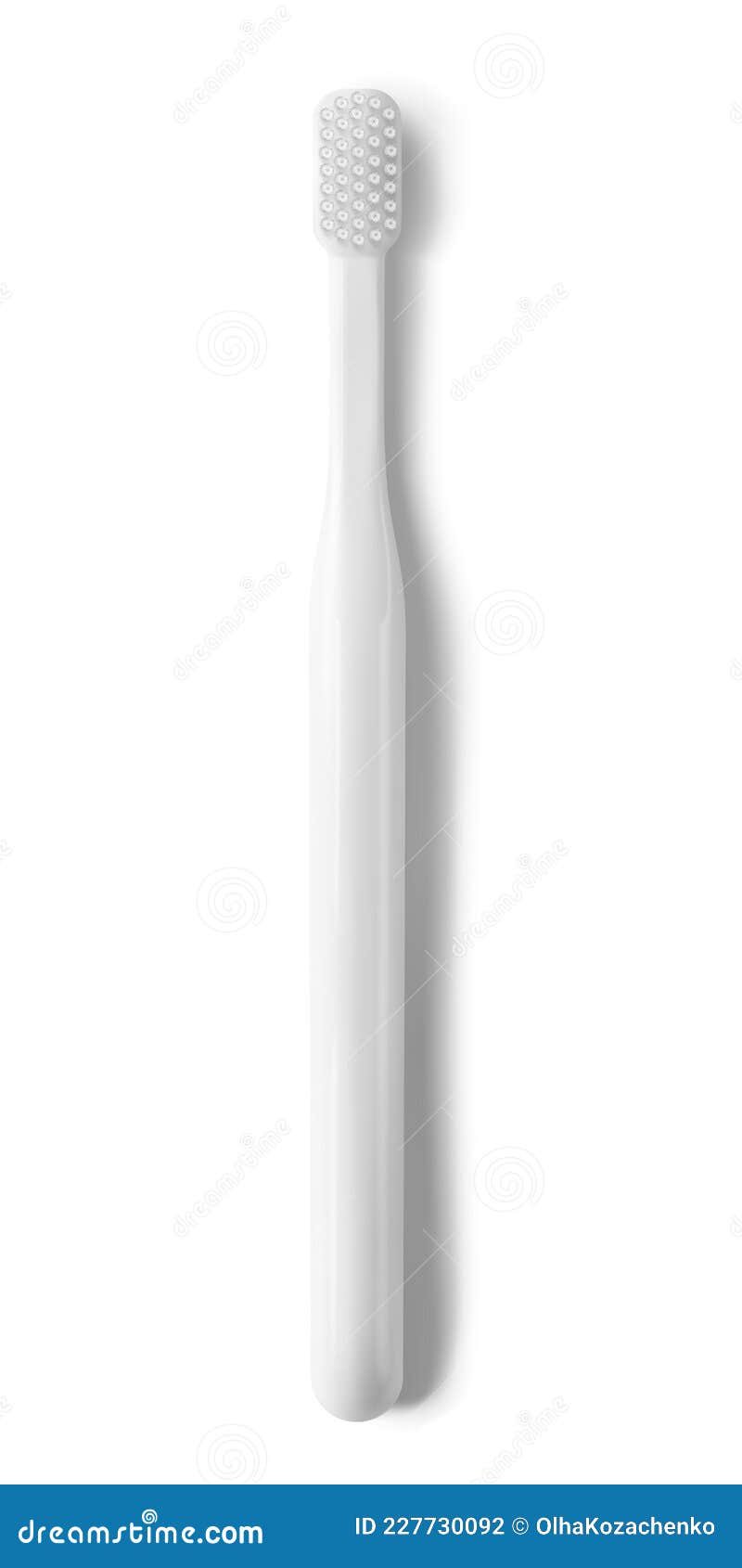 White Toothbrush Realistic 3d Vector Illustration Isolated Stock Vector ...