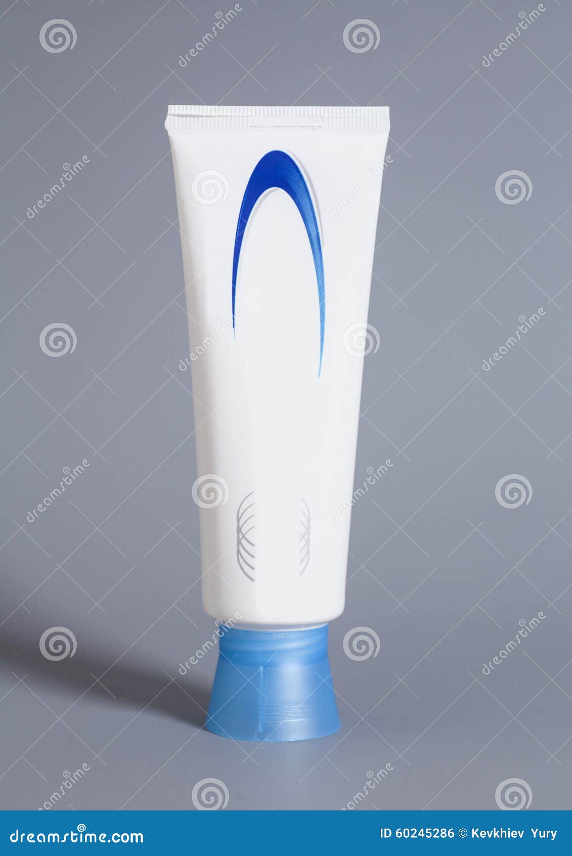 White Toothpaste Tube stock photo. Image of clean, gray - 60245286