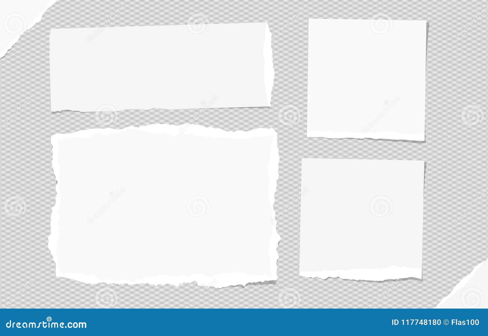 White Torn Note, Notebook Paper Pieces for Text Stuck on Gray Squared ... White Torn Note, Notebook Paper Pieces for Text Stuck on Gray Squared ...