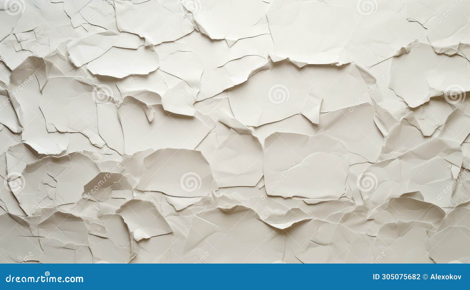 Fundal Alb Cu Textură De Hârtie Sfâșiată. Ilustrare Vectorială Realistă ...