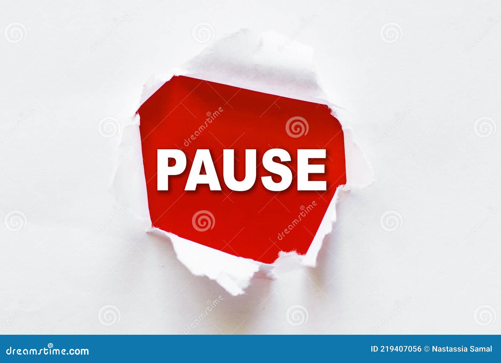 Word `Pause` And A Shape Of A Question Mark Made Of Roasted Espresso ...