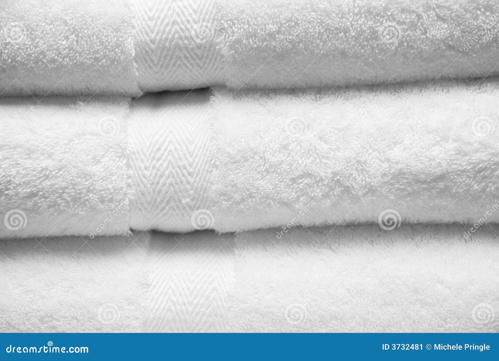 White towels stock image. Image of bath, cotton, home - 3732481