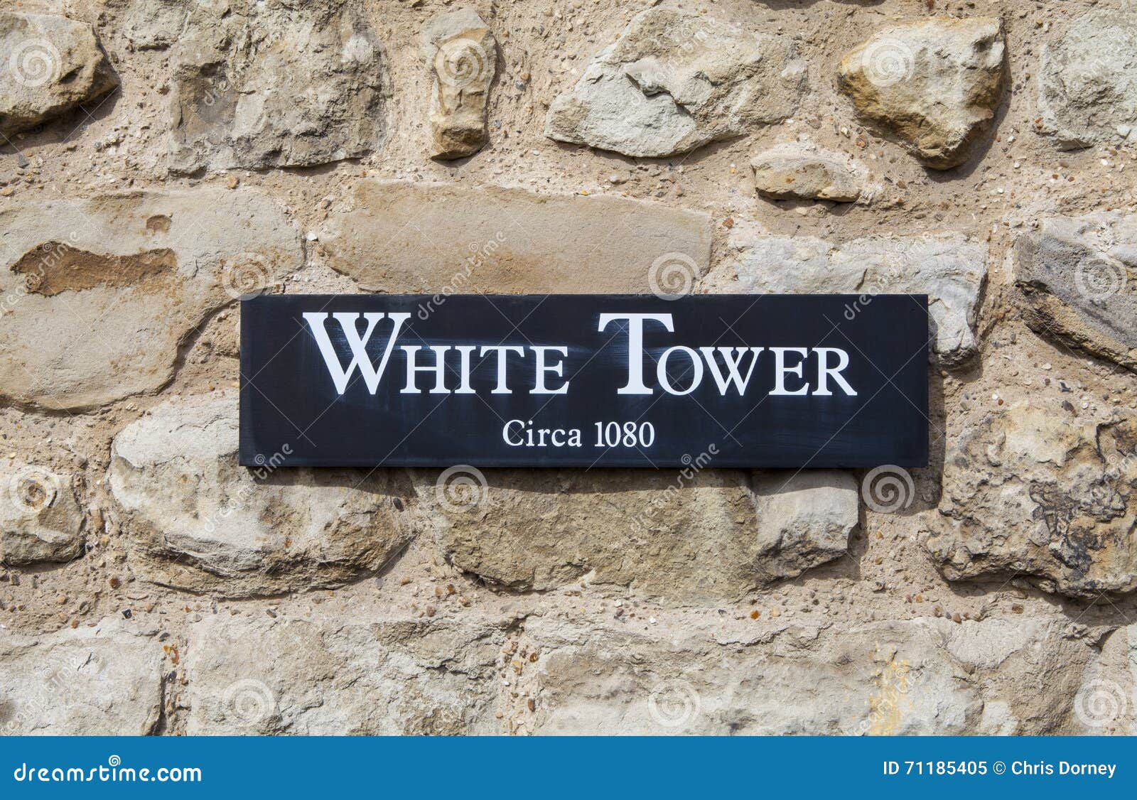 White Tower at the Tower of London Stock Image - Image of architecture ...