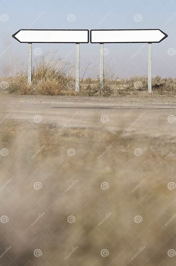 White traffic signs stock image. Image of copy, sign - 12998621