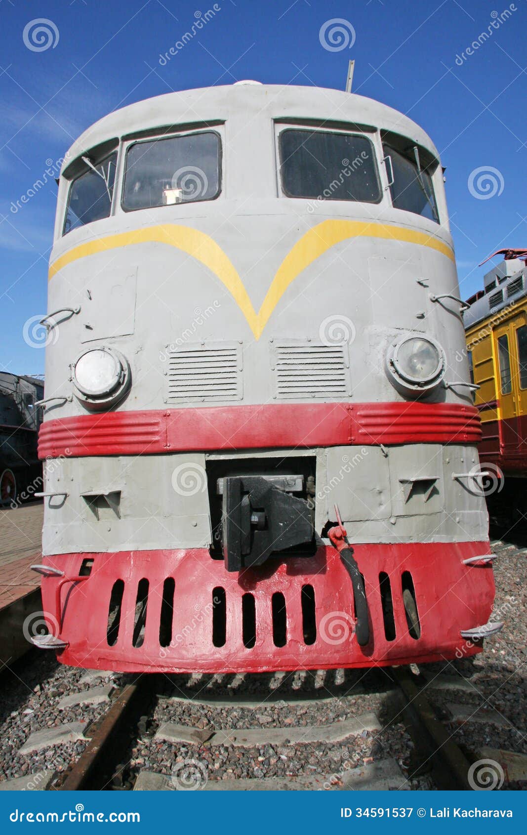 White train stock image. Image of white, rarity, exhibit - 34591537