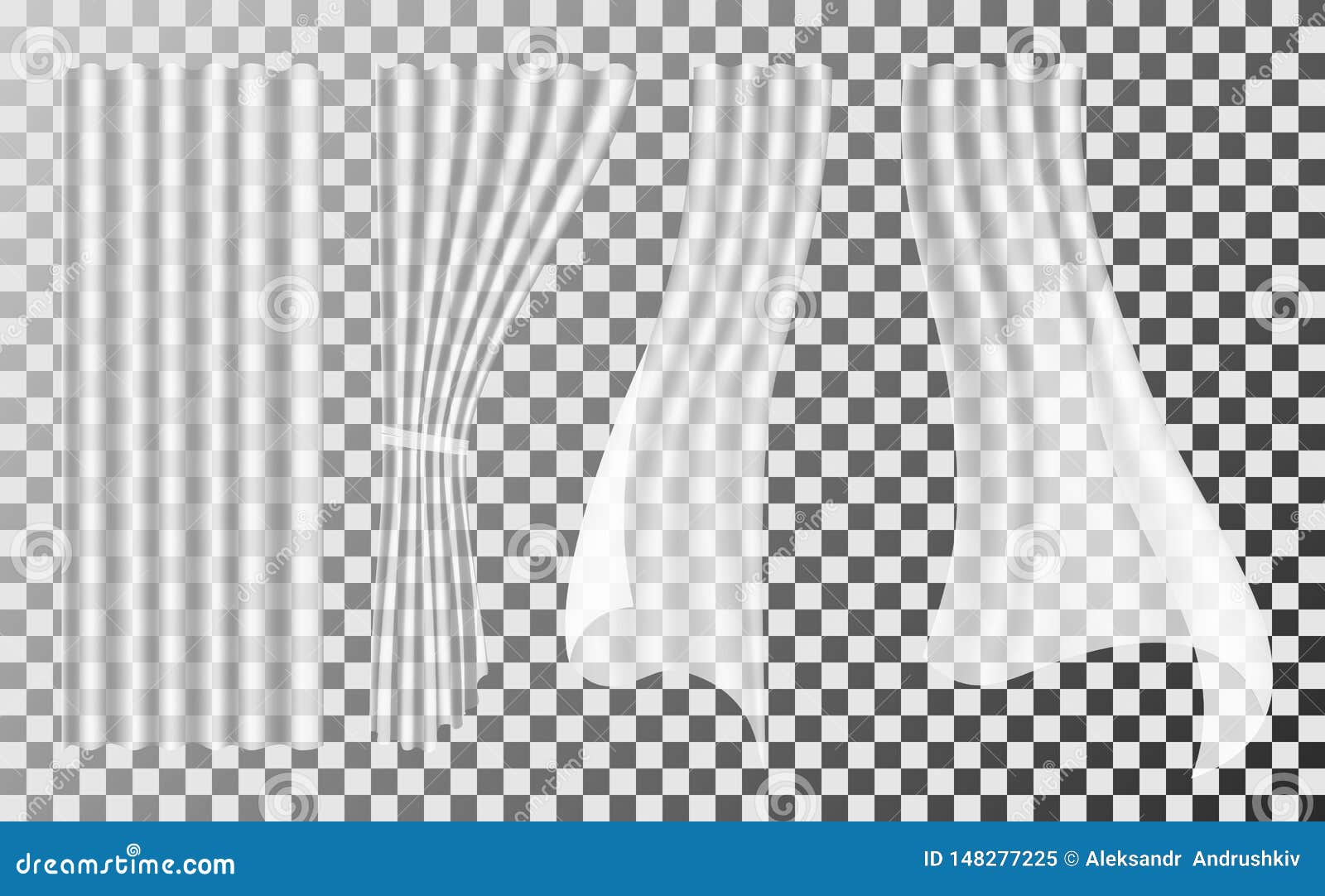 White curtains stock vector. Illustration of element - 148277225