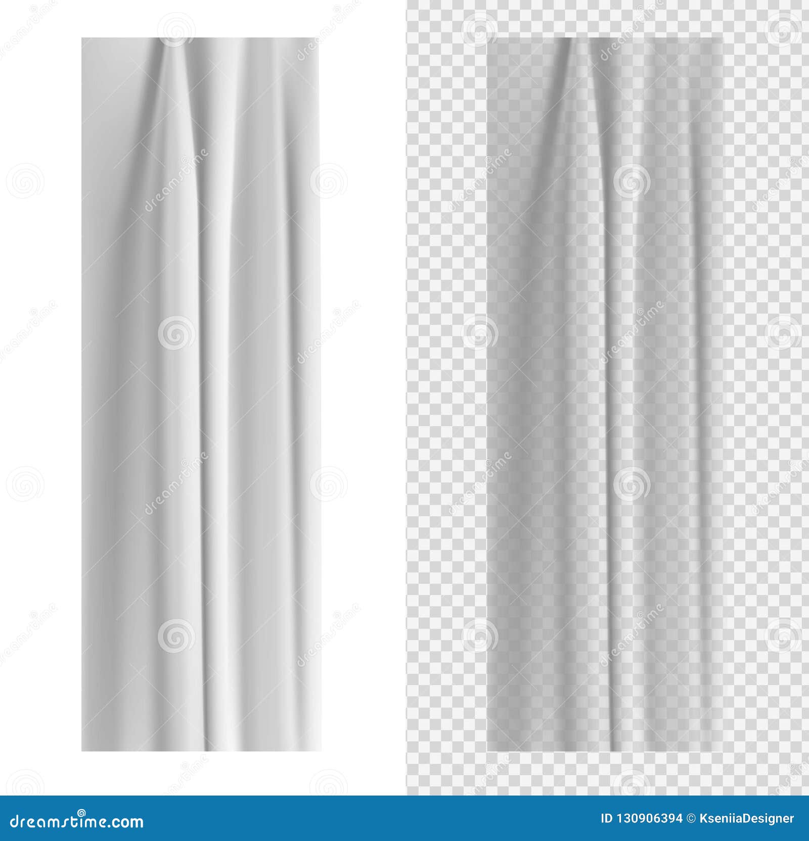 White Transparent Curtains Texture Stock Vector - Illustration of ...