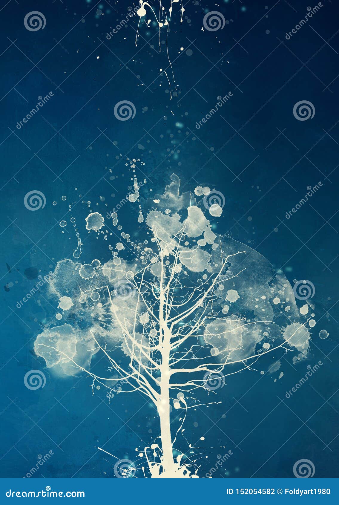 White tree abstract stock photo. Image of grunge, graphic - 152054582