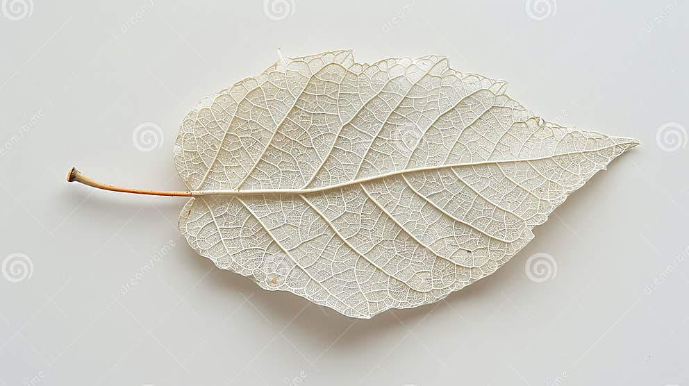 White Tree Leaf Skeleton Texture Background, Perfect for Design ...