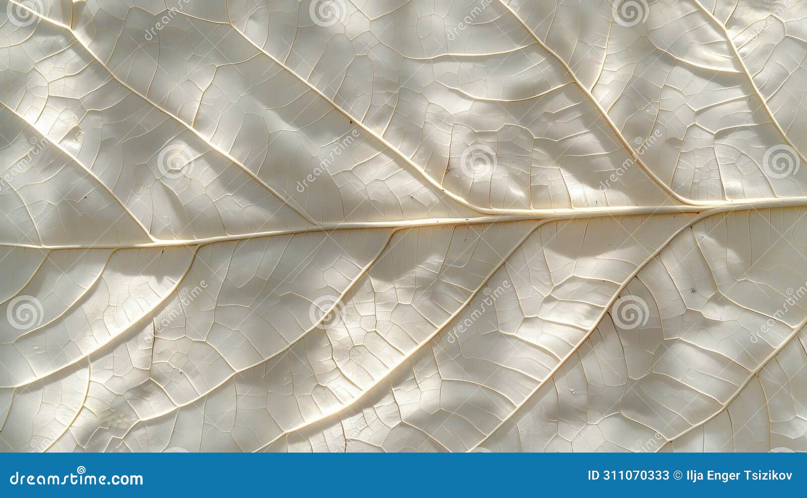 White Tree Leaf Skeleton Texture Background with Shining through ...