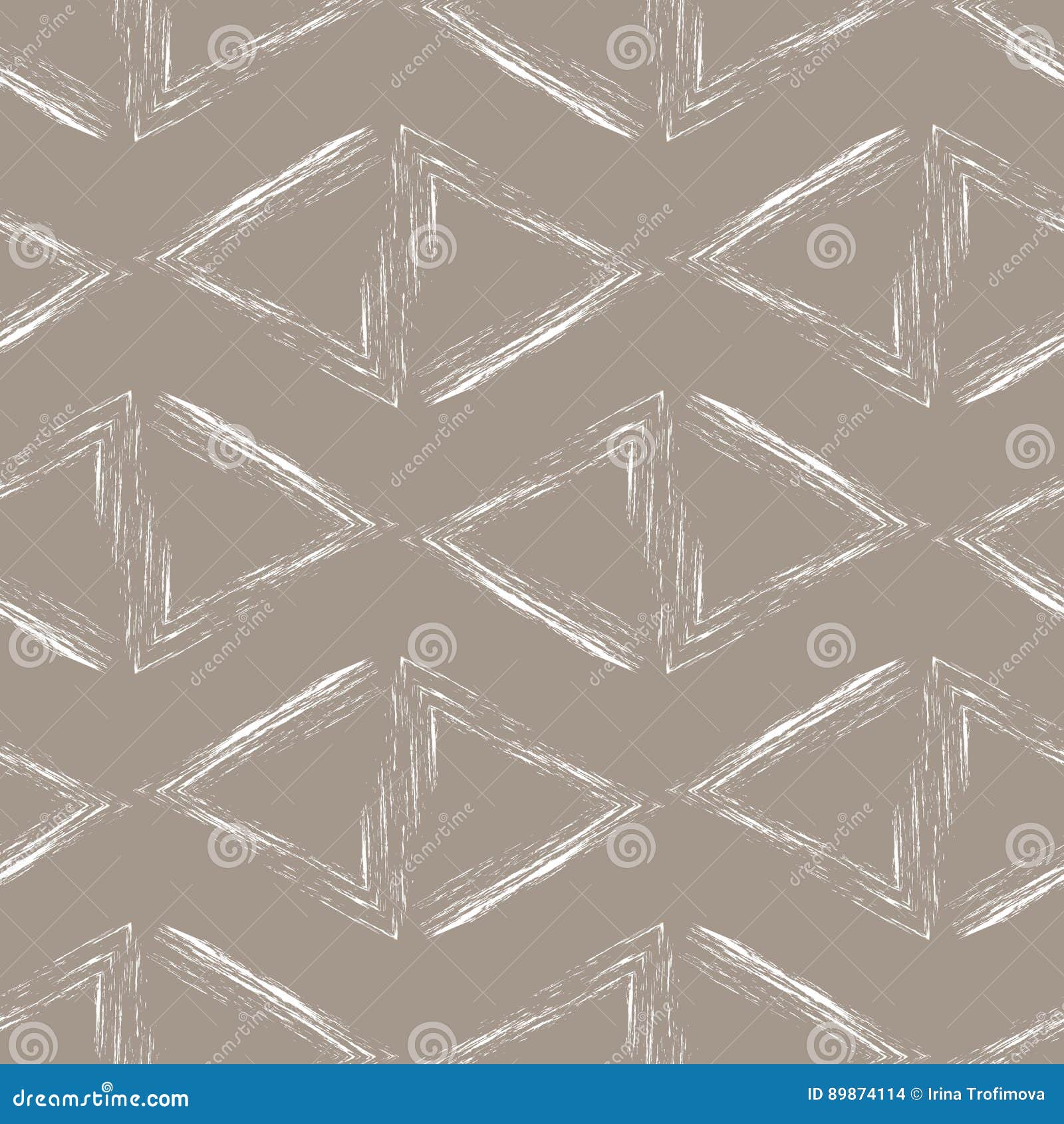 White Triangles on a Beige Background Stock Vector - Illustration of ...