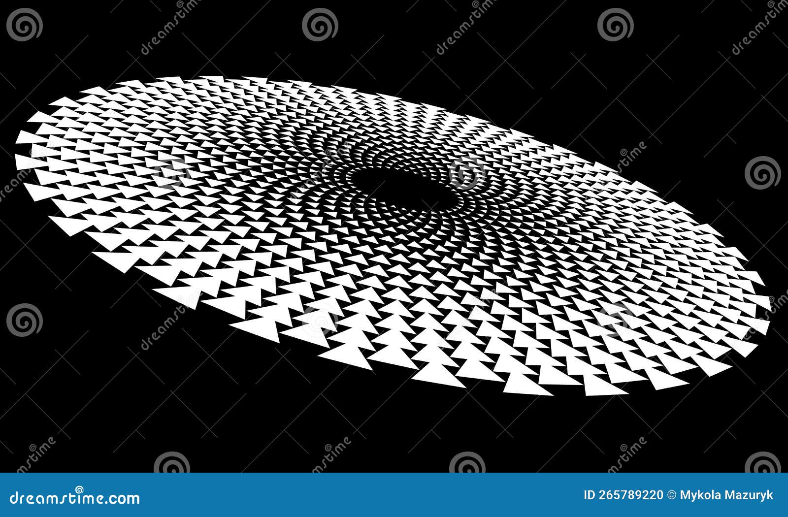 White Triangles That Have Been Randomly Transformed Serve As The ...