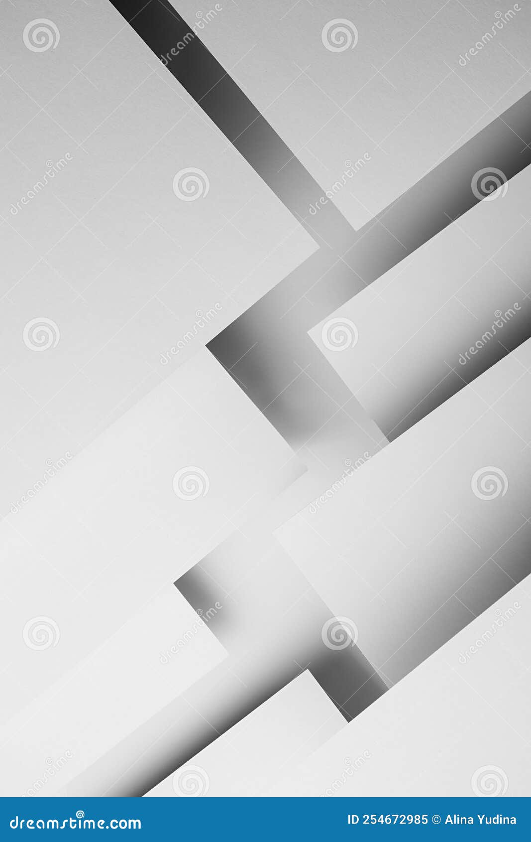 White Triangles Paper Surfaces Fly with Shadows, Stripes, Corners As ...