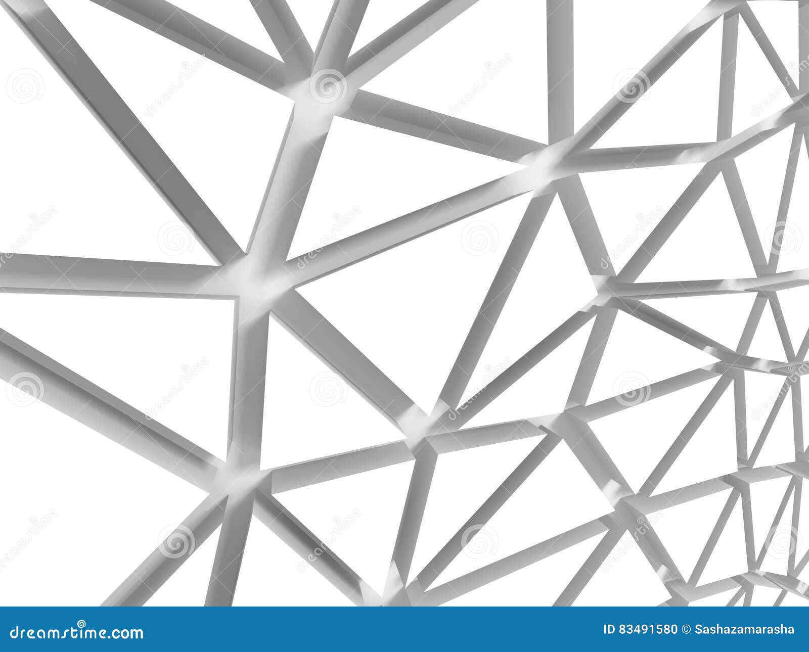 White Triangular Abstract Geometric Background Stock Illustration ...