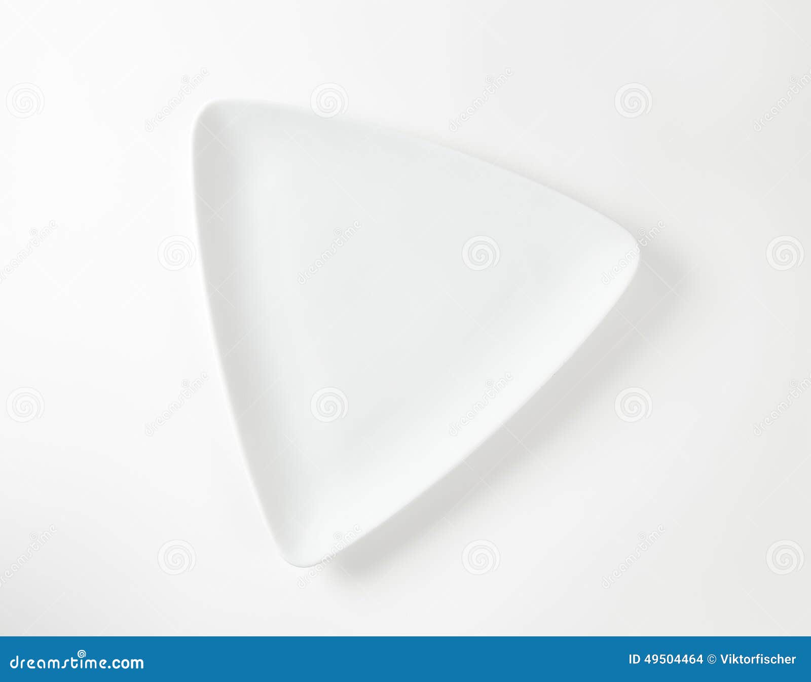 White triangular plate stock photo. Image of white, washed - 49504464