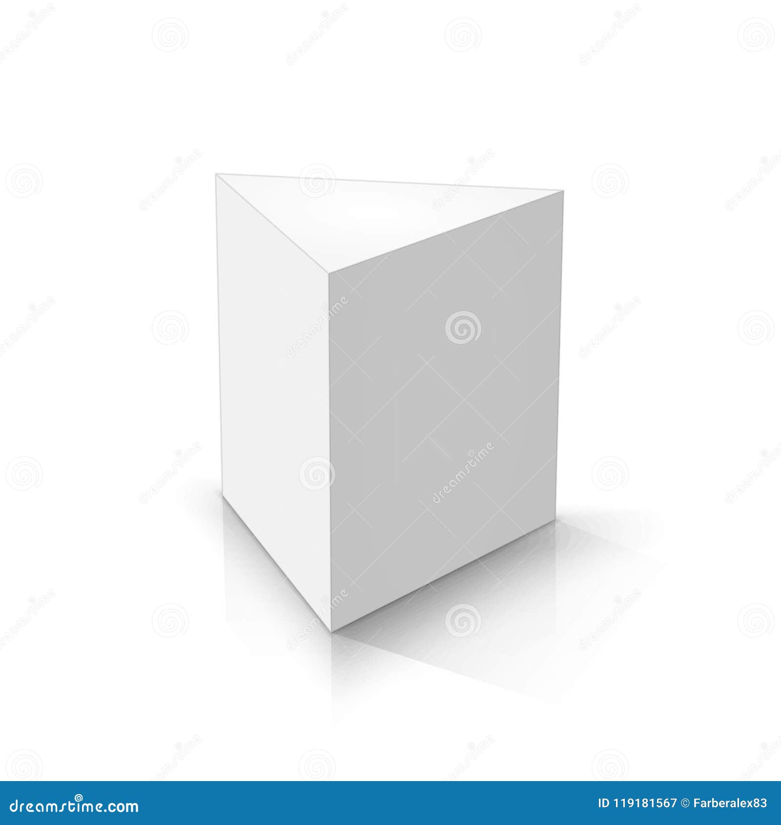 Triangular Prism Cartoon Vector | CartoonDealer.com #29629631