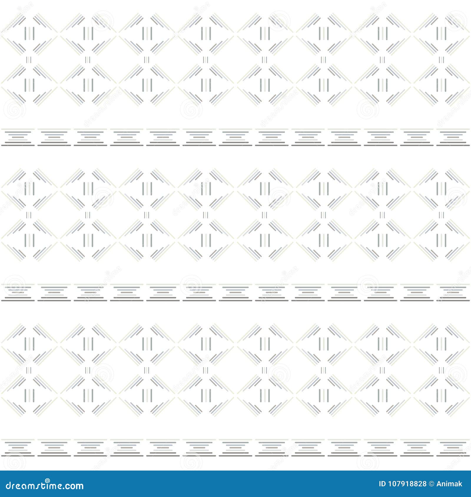 White Tribal Seamless Pattern. Stock Vector - Illustration of african ...