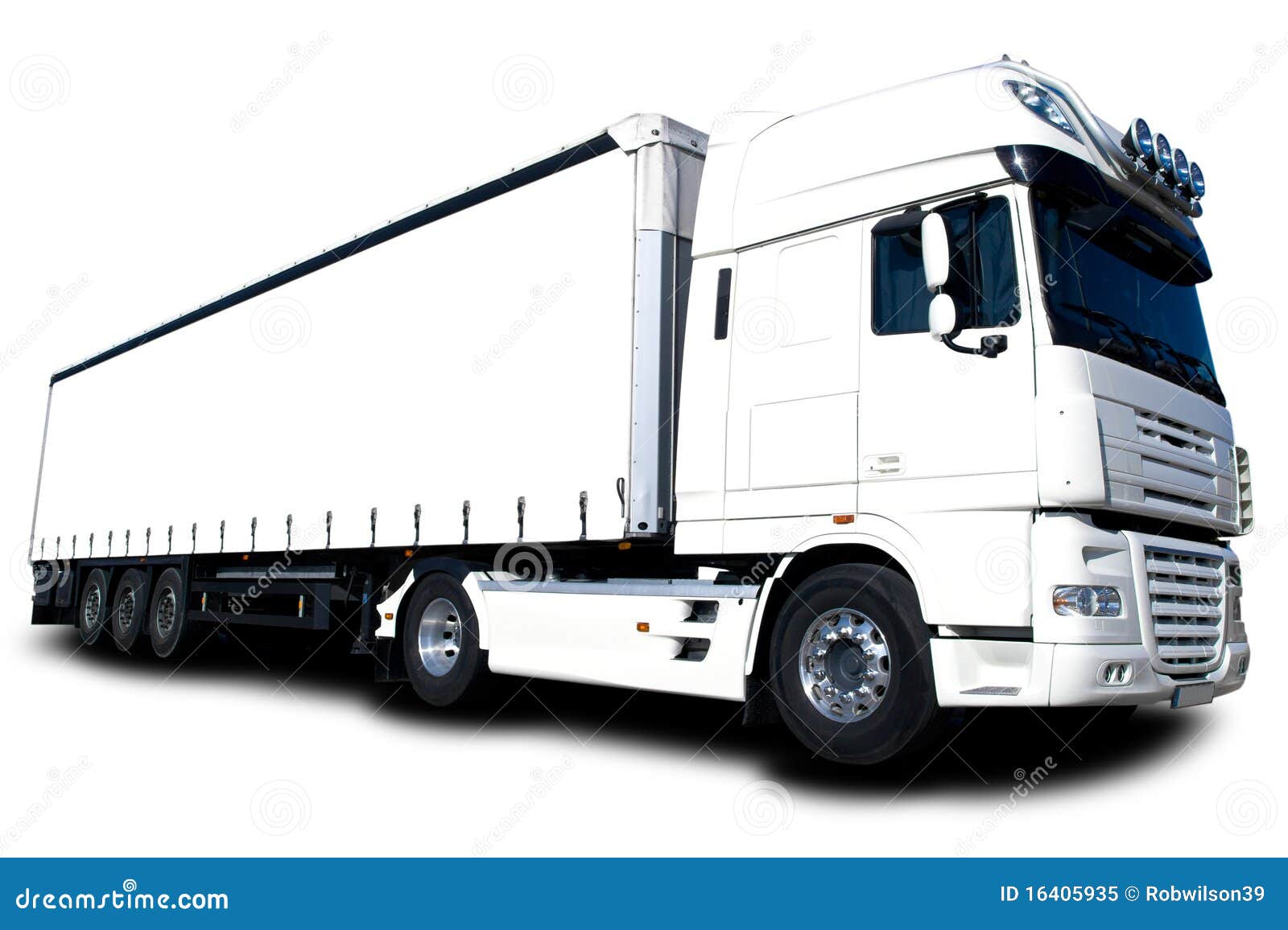 White Truck stock image. Image of freight, semi, lorry - 16405935