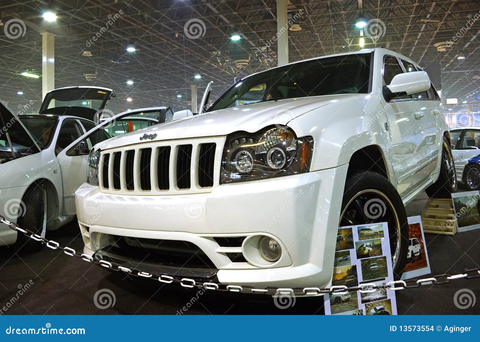 White tuning car editorial stock image. Image of clean - 13573554